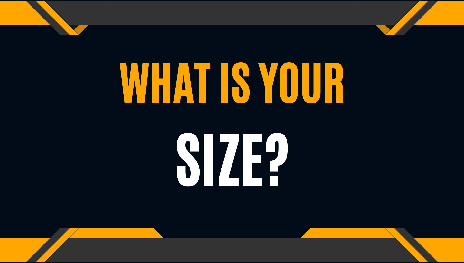 What is Your Size – Gods Heritage Center